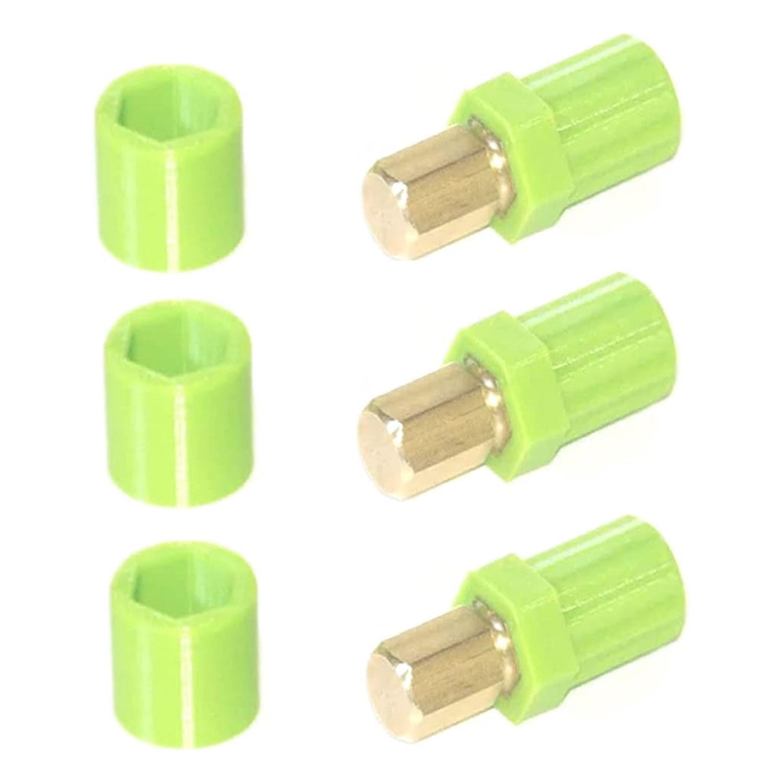 3 Pack Hex Shear Shaft Couplers Stand Mixer Noodles Roller Repair Kits ...