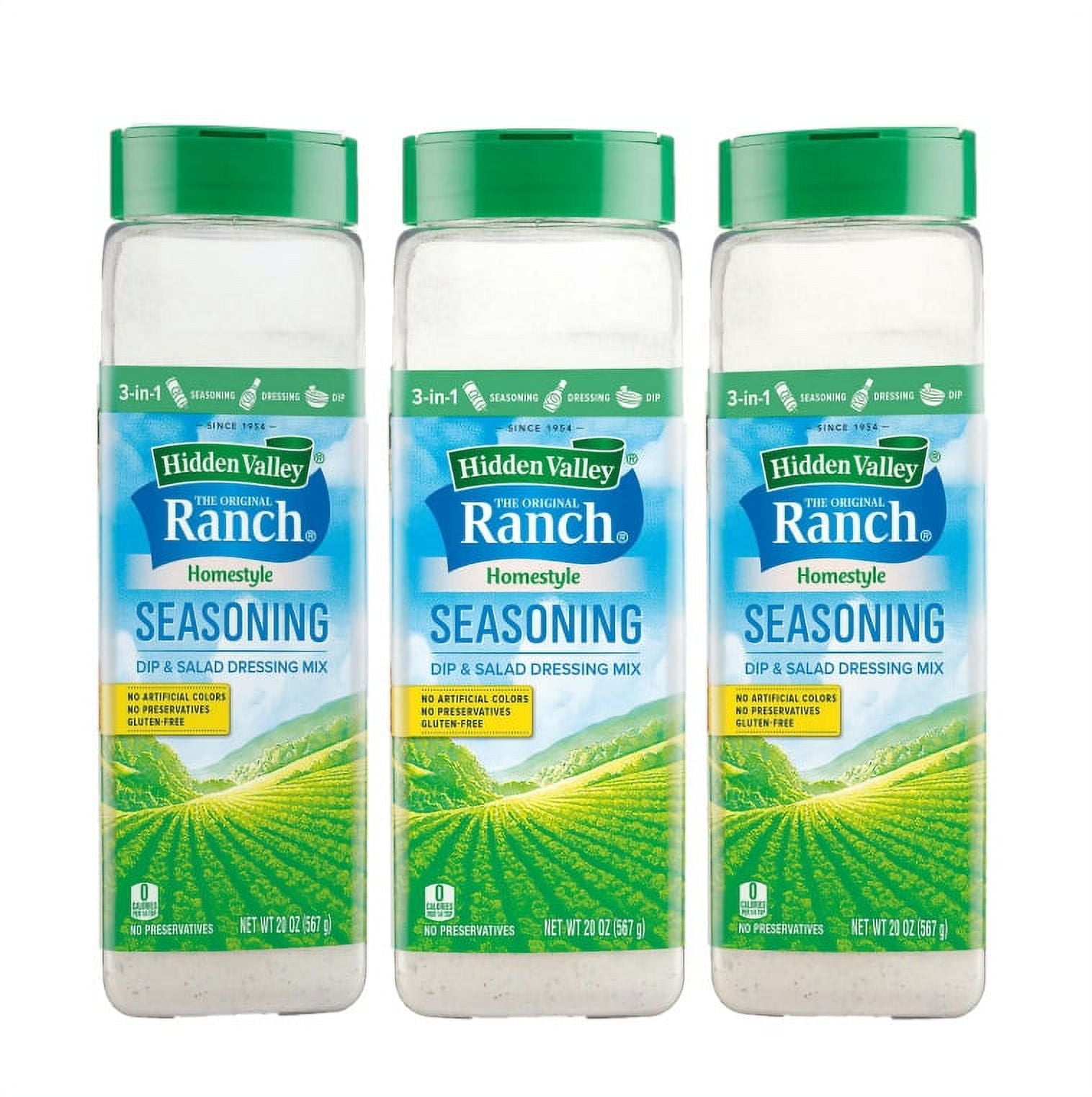 Hidden Valley Ranch Homestyle 3 Pack | Seasoning, Dip & Salad Dressing ...