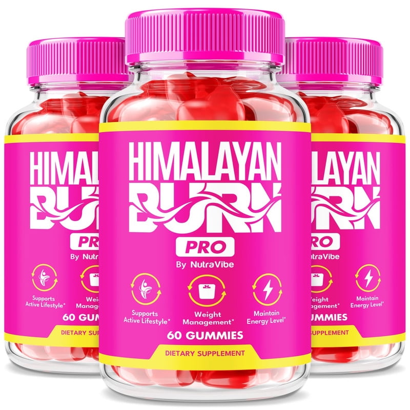 (3 Pack) Himalayan Burn Pro Gummies – Natural Pink Salt Formula ...