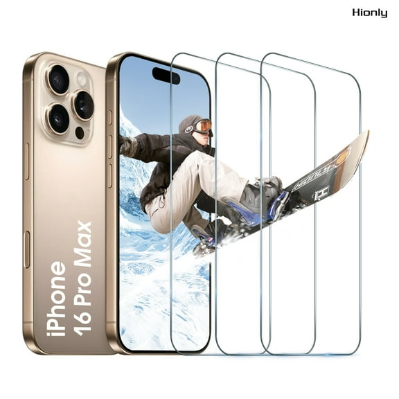 [3 Pack] KisonovaGuard Compatible with iPhone 16 Plus / iPhone 15 Plus ...