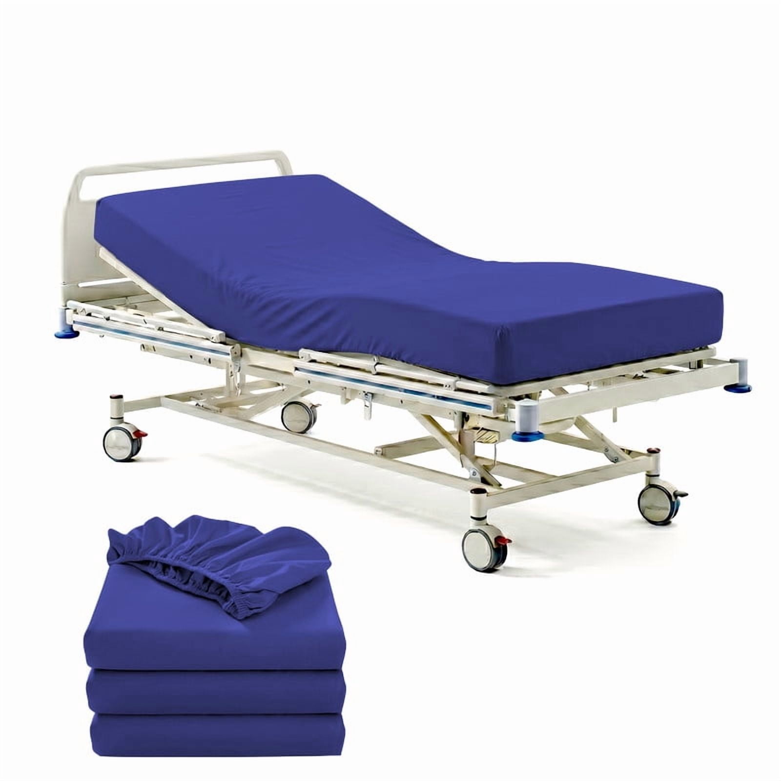 3 Pack Hospital Bed Fitted Sheets 36" x 80" x 6" Deep – 100% Egyptian ...