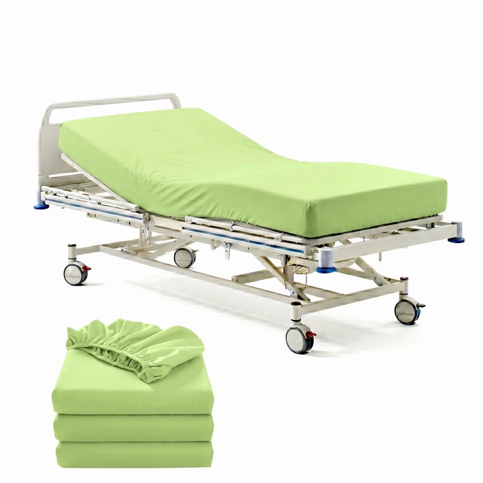 3 Pack Hospital Bed Fitted Sheets 36" x 80" x 6" Deep – 100% Egyptian ...