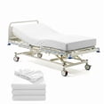 3 Pack Hospital Bed Fitted Sheets 36" x 84" x 9" Deep – 100% Egyptian ...