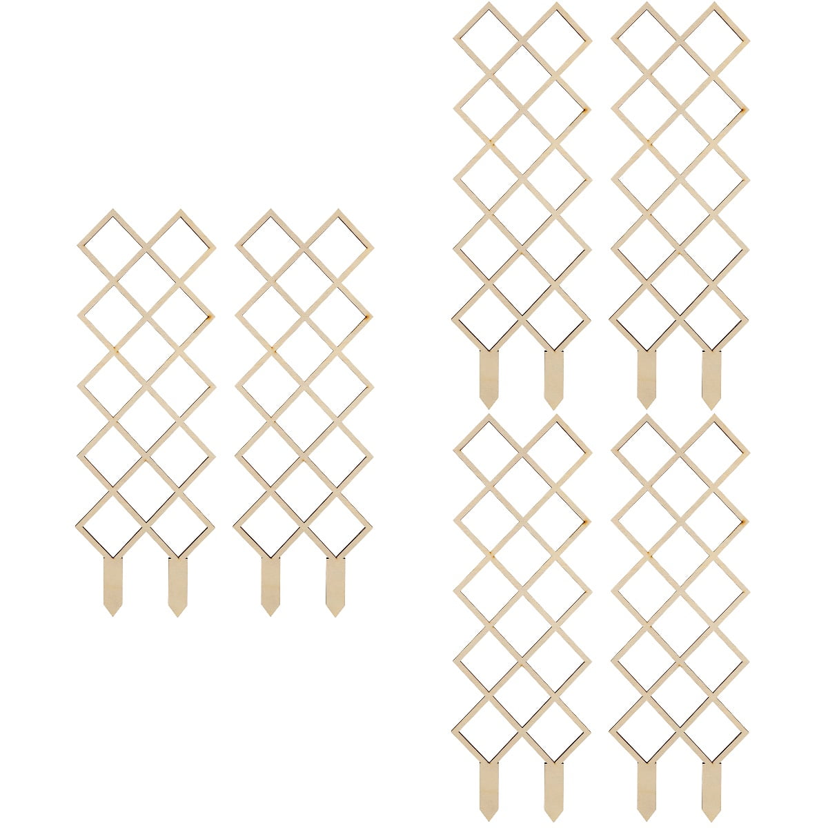 3 Plant Trellis Wooden Small for Plants Climbing Frame - Walmart.com