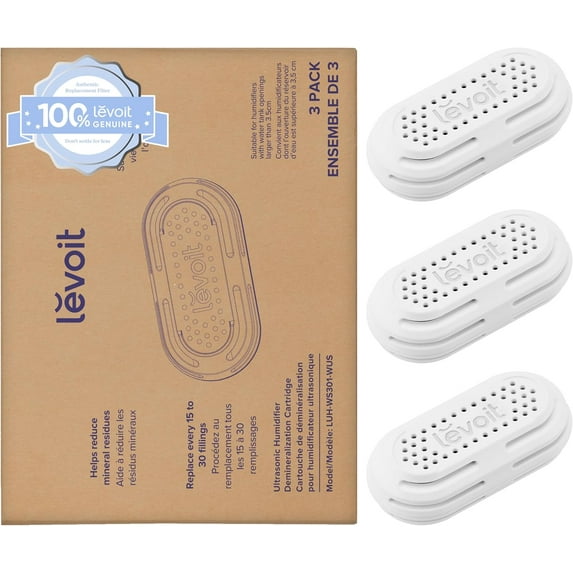 3-Pack Humidifier Demineralization Cartridge, Compatible with All Top ...