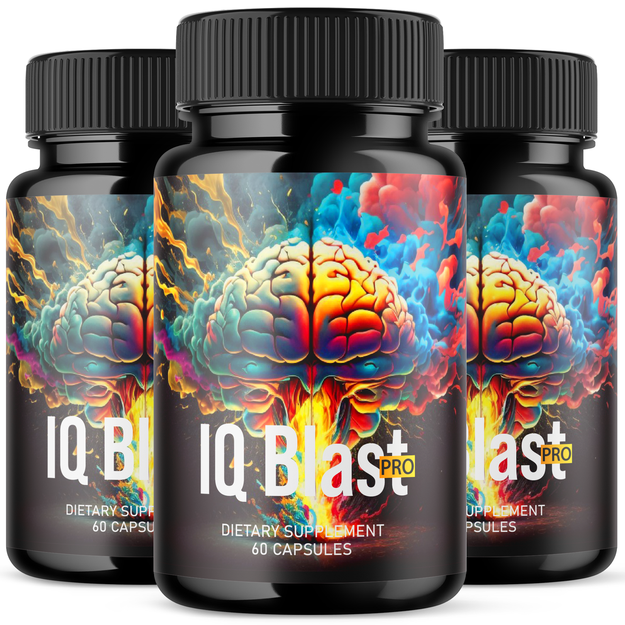 S.O LABS, IQ Blast Pro Brain Supplement, 180 Capsules, Max Strength ...