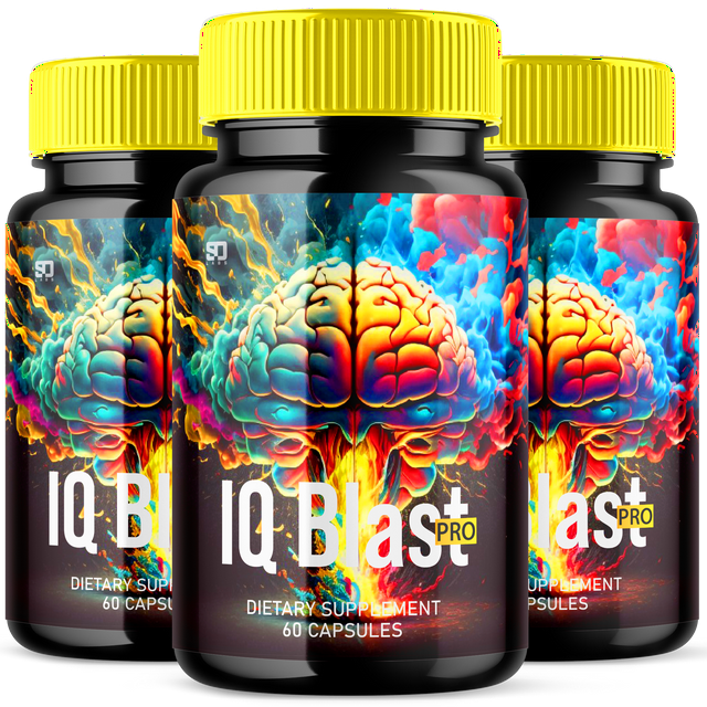 (3 Pack) IQ Blast Pro Advance Max Strength Nootropic Supplement 180 ...