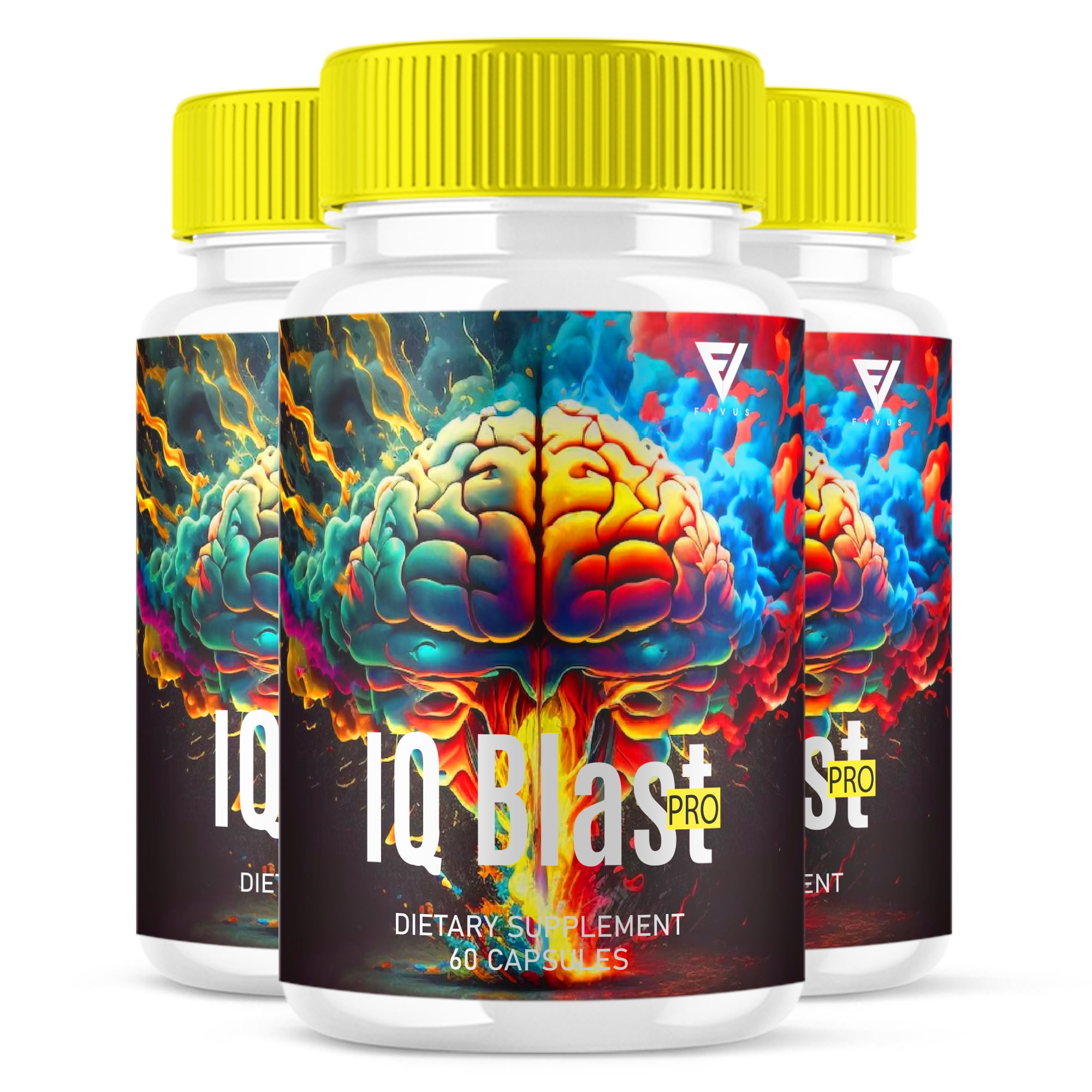 (3 Pack) IQ Blast Pro Brain Pills IQ BlastPro Memory Supplement (180 Capsules) - Walmart.com