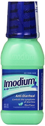 3 Pack Imodium Anti-Diarrheal Mint Flavor Liquid 8 Oz Each - Walmart.com