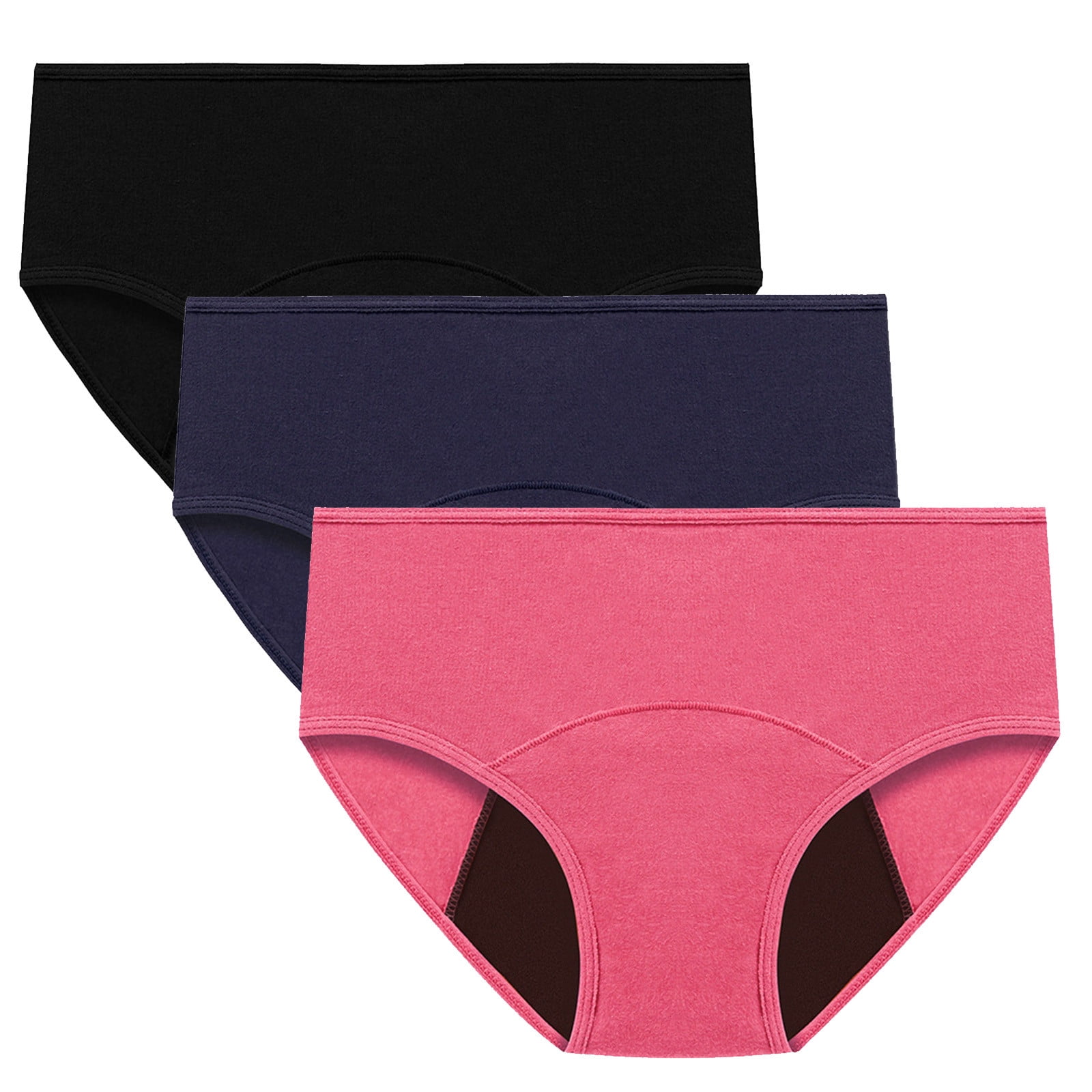 3 Pack Incontinence Underwear for Women Absorbency Period Leakproof ...