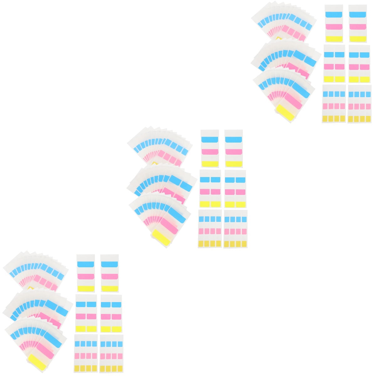3 Pack Index Sticker Tabs Flags Annotation Sticky Bookmarks - Walmart.com
