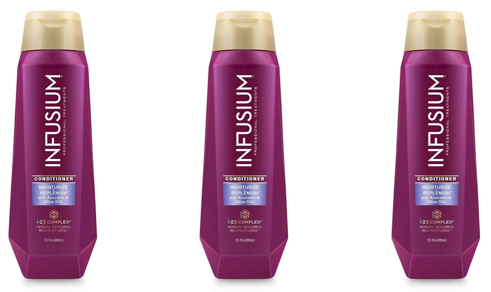 Infusium Moisturize & Replenish Conditioner, 3 Pack, 13.5 Ounce Each ...