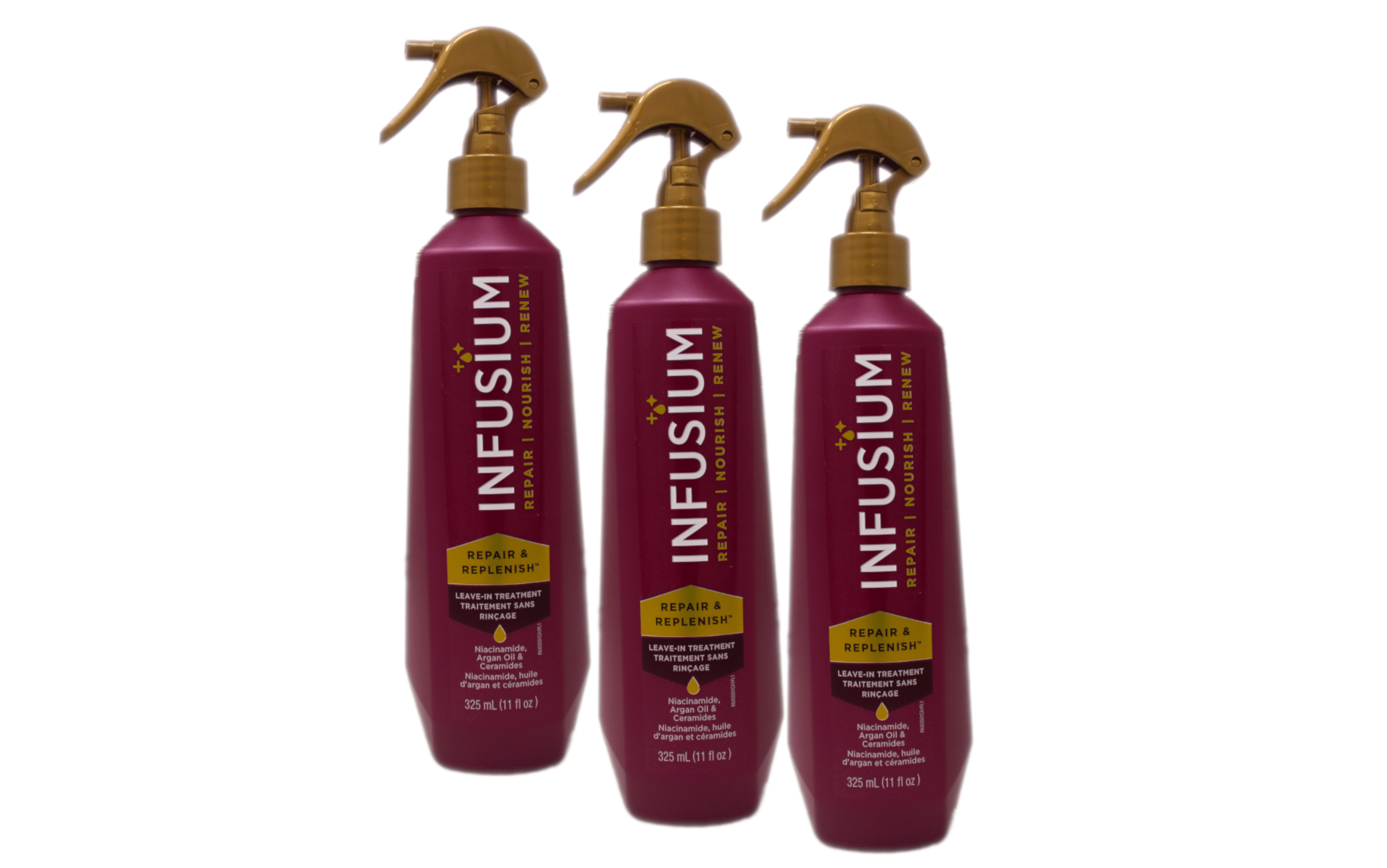 3 Pack - INFUSIUM LEAVE-IN TREATMENT Repair & Replenish, Nourish, Renew ...