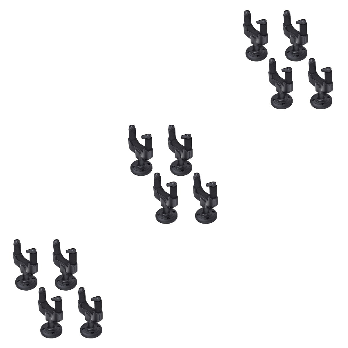 3 Pack Instrument Wall Mount Guitar Hangers Easy Installation - Walmart.com