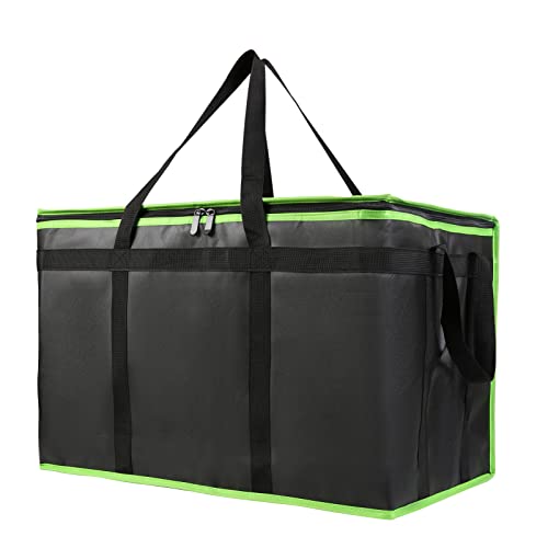 3-Pack Insulated Food Delivery Bag, XXX-Large Meal Grocery Tote ...
