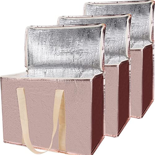 3-Pack Insulated Reusable Grocery Shopping Bag, X-Large Frozen Food ...