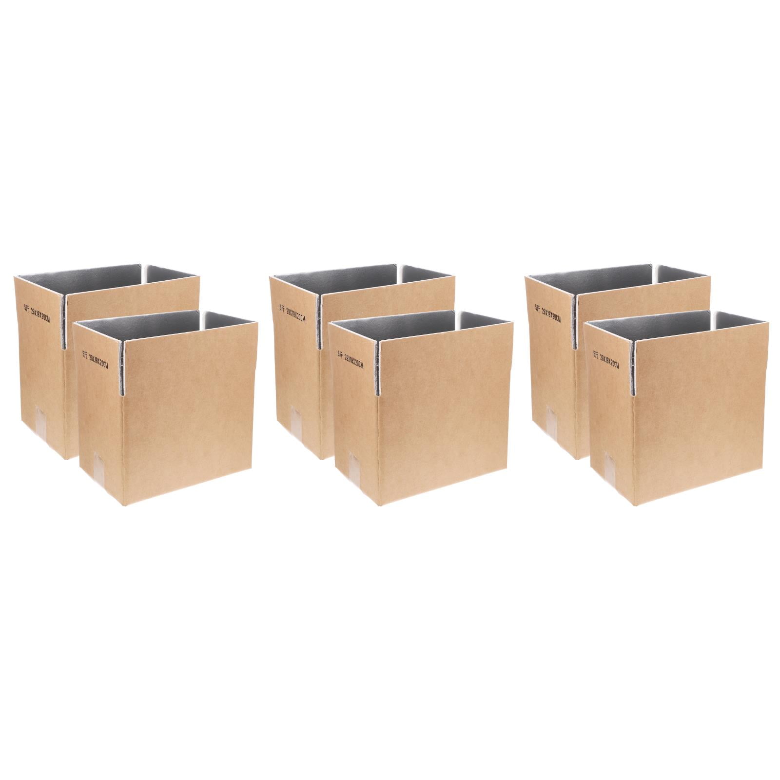 3 Pack Insulated Shipping Bags Mini Cardboard Boxes Cleaning Brush Dust ...