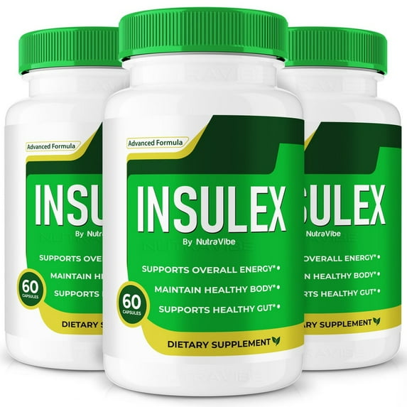 (3 Pack) Insulex – Natural Daily Pill Formula Designed to Align with ...