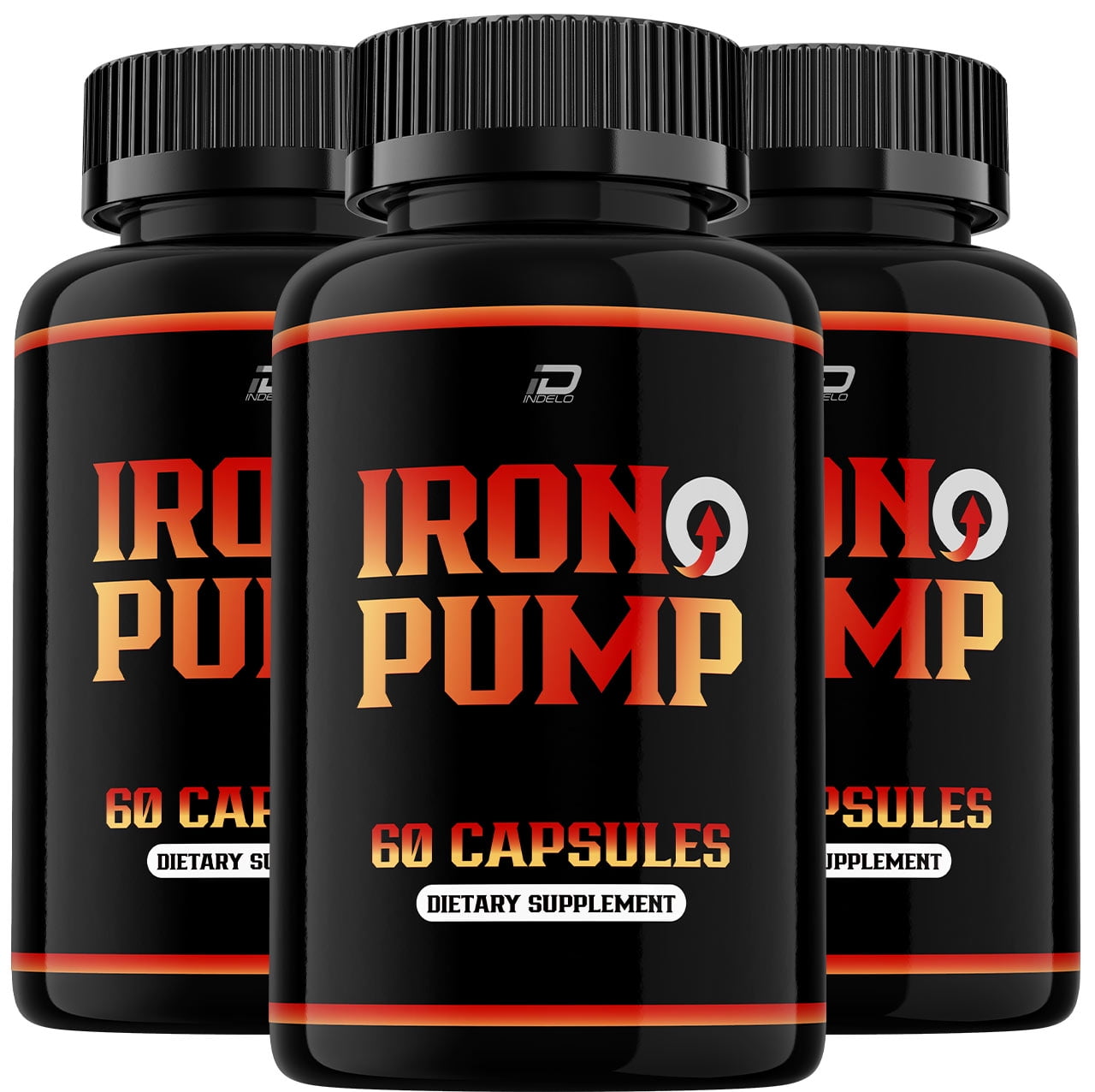 (3 Pack) Iron Pump For Men Capsules Official Formula - Iron Pump Ed ...
