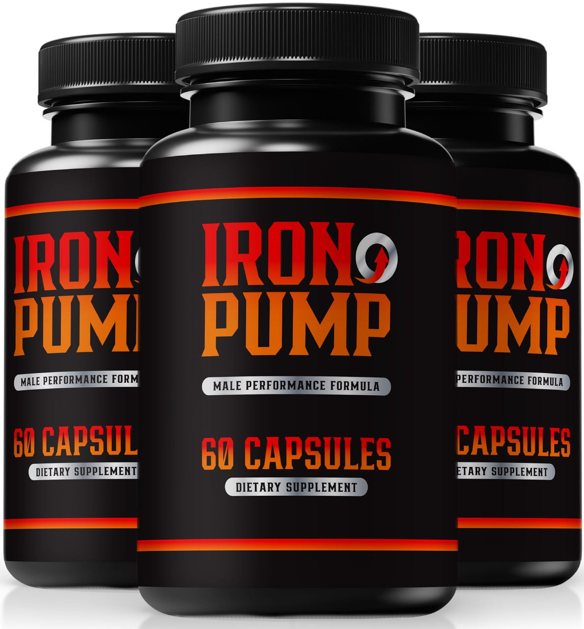 (3 Pack) Iron Pump Pills, Iron Pump Up Dietary Supplement, Complete ...