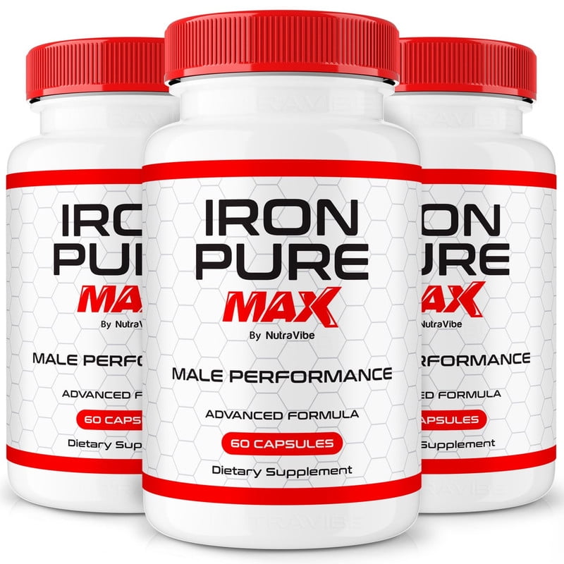 (3 Pack) Iron Pure Max – Original IronPure Max Capsules with a Natural ...