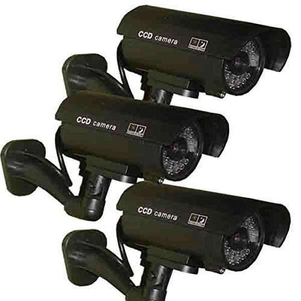3 Pack - JYtrend (TM) Outdoor Dummy Fake Security Camera with Inflared ...