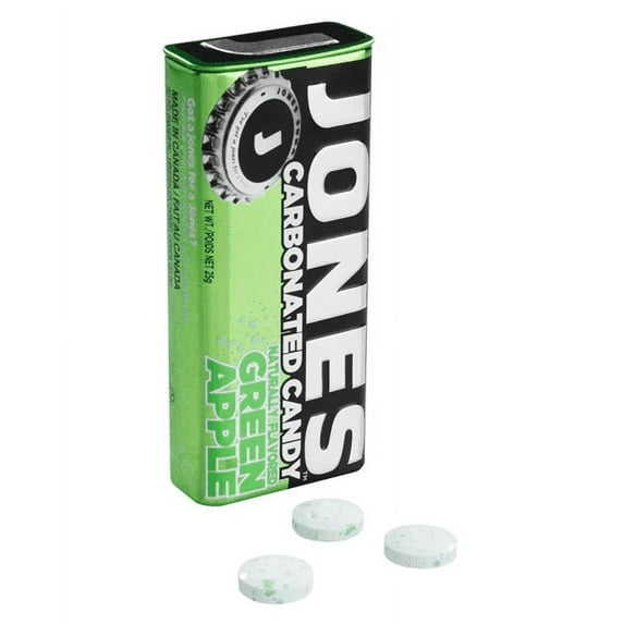 3 Pack Jones Soda Carbonated Candy- Green Apple - Walmart.com