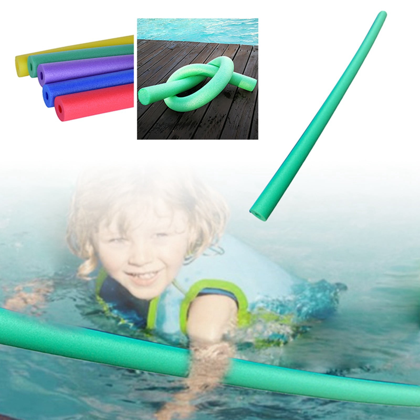 3 Pack Jumbo Pool Noodles Floating Pool Noodles Foam Tube Large Hollow ...