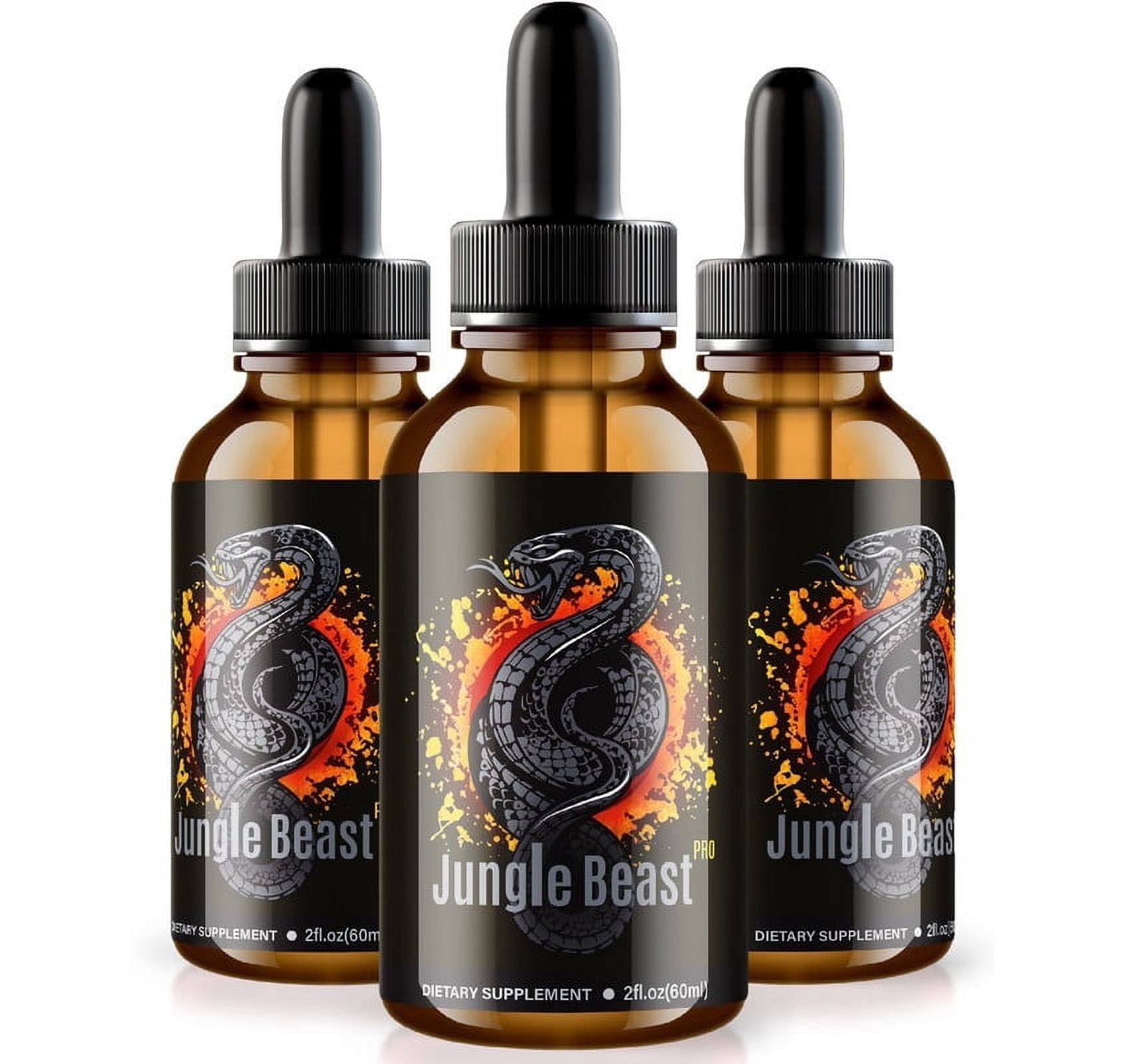 (3 Pack) Jungle Beast Drops, Official Jungle Beat Pro Supplement ...
