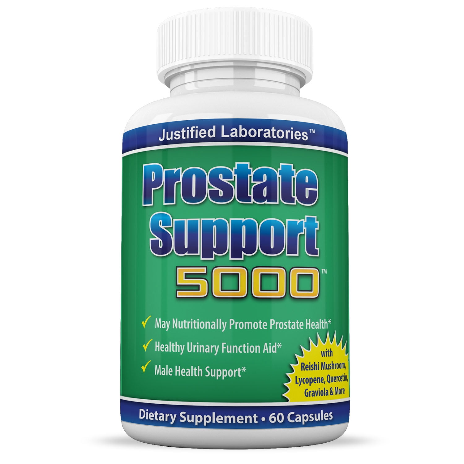 (3 Pack) Justified Laboratories Prostate Support 5000 - Walmart.com