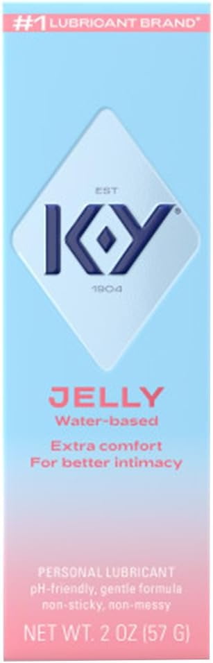 (3 Pack) K-Y Lubricant Jelly Water Based Personal Lube For Women, Blue ...