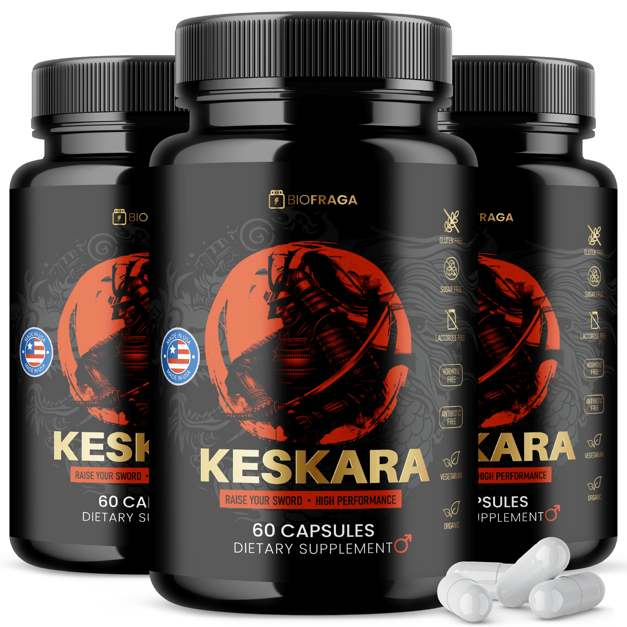 (3 Pack) Keskara Pills - Official Formula - Keskara Capsules Advanced ...