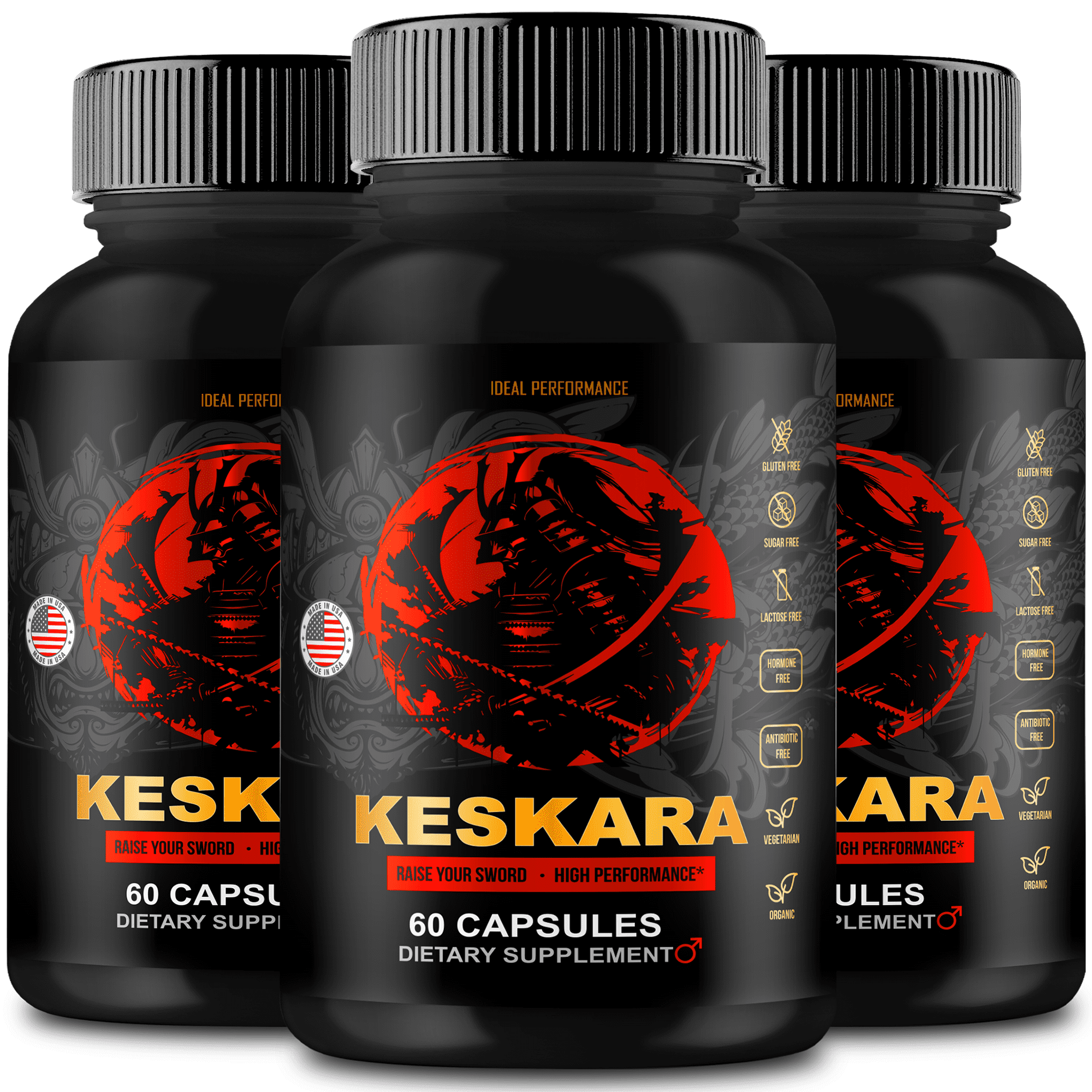 (3 Pack) Keskara Pills Official Formula - Kes Kara Capsules Advanced ...