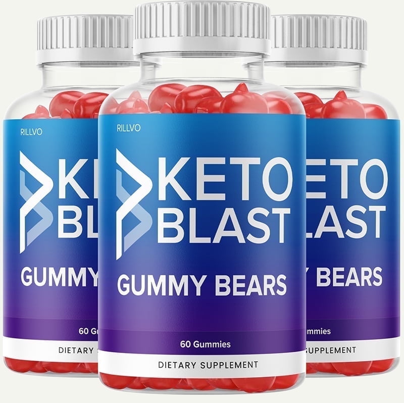 (3 Pack) Keto Blast Gummies 1000MG ACV Keto Blaster With Pomegranate ...