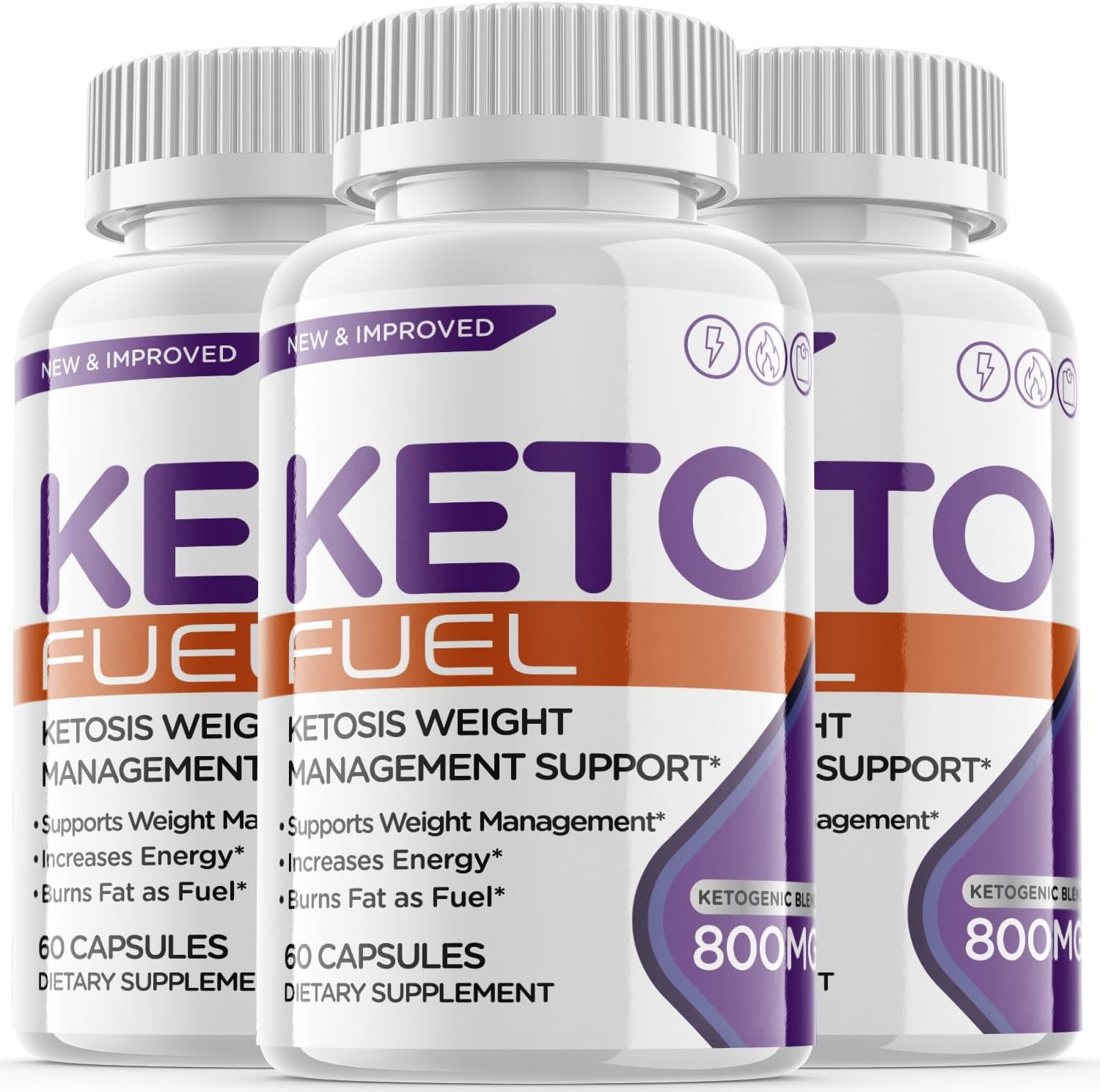 (3 Pack) Keto Fuel - Keto Weight Loss Formula - Energy & Focus Boosting ...