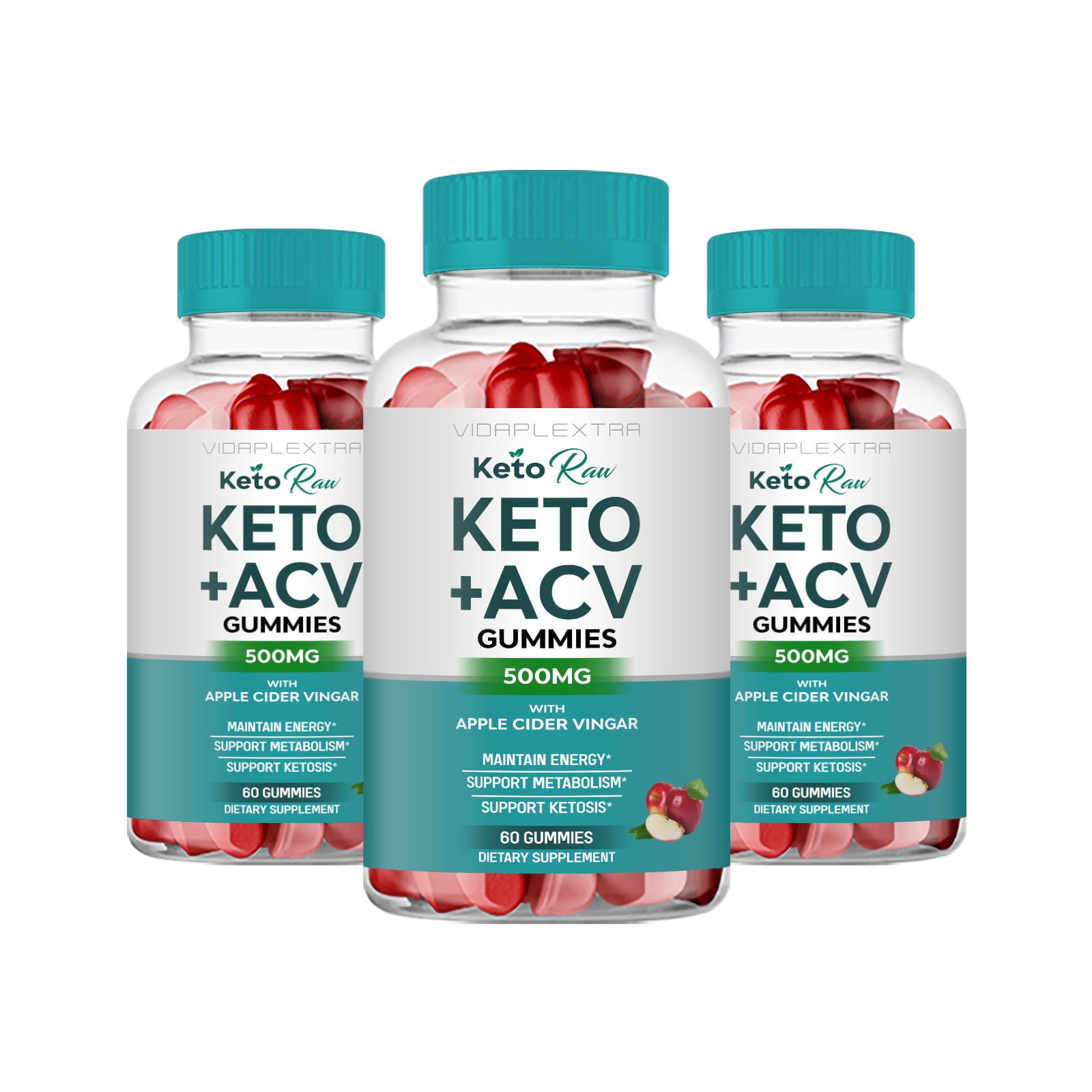 (3 Pack) Keto Raw Gummies - Keto Raw Keto ACV Formula Gummies - Walmart.com
