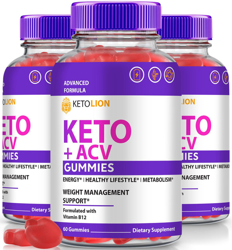 (3 Pack) KetoLion Gummies, Official Keto Lion ACV Gummies, KetoLion ...