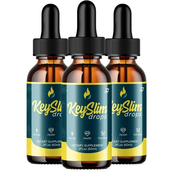 ( 3 Pack) KeySlim Metabolism Drops Liquid Supplement - KeySlim Drops ...