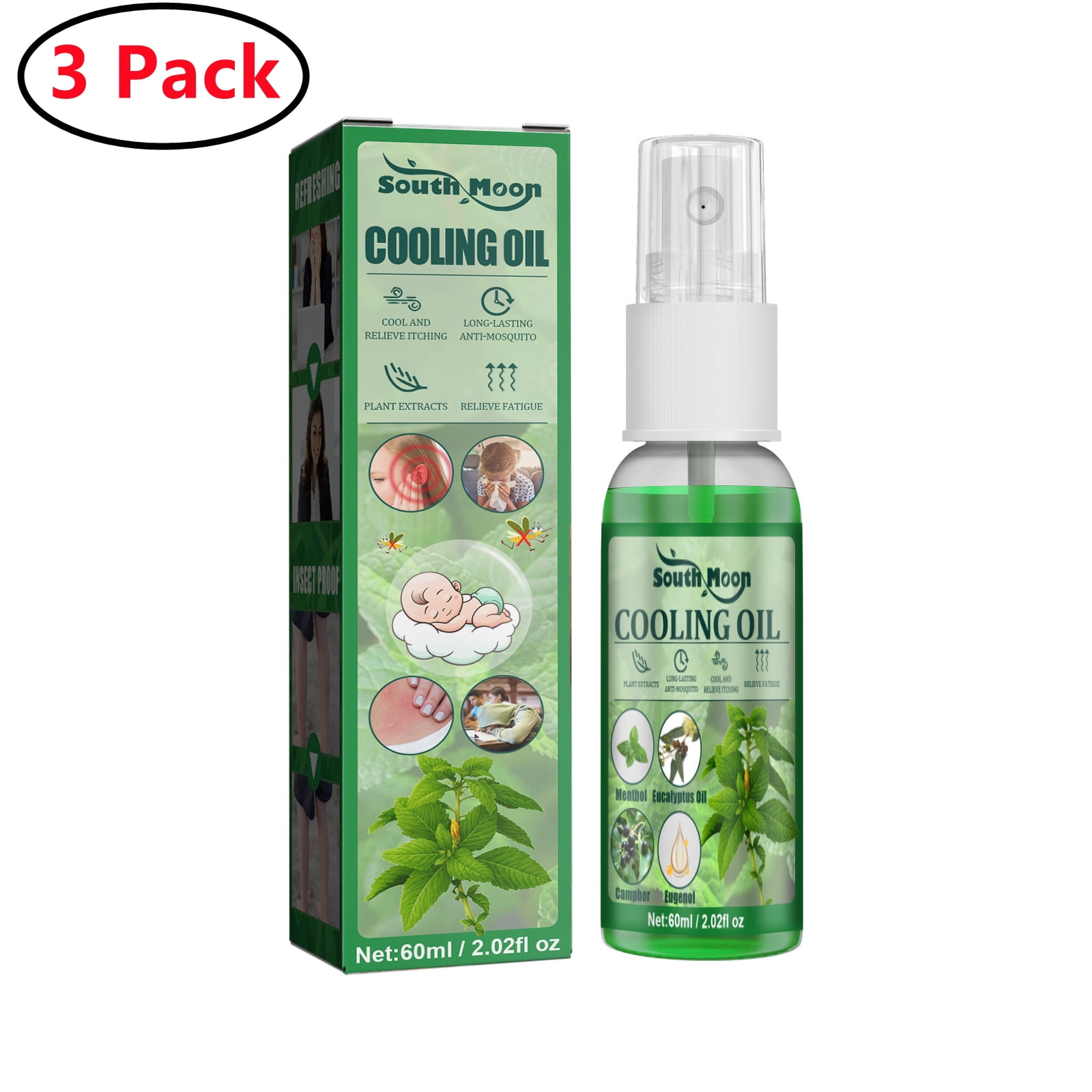IIRich 3 Pack Kids Insect & Mosquito Repellent Spritz, Bug Spray ...