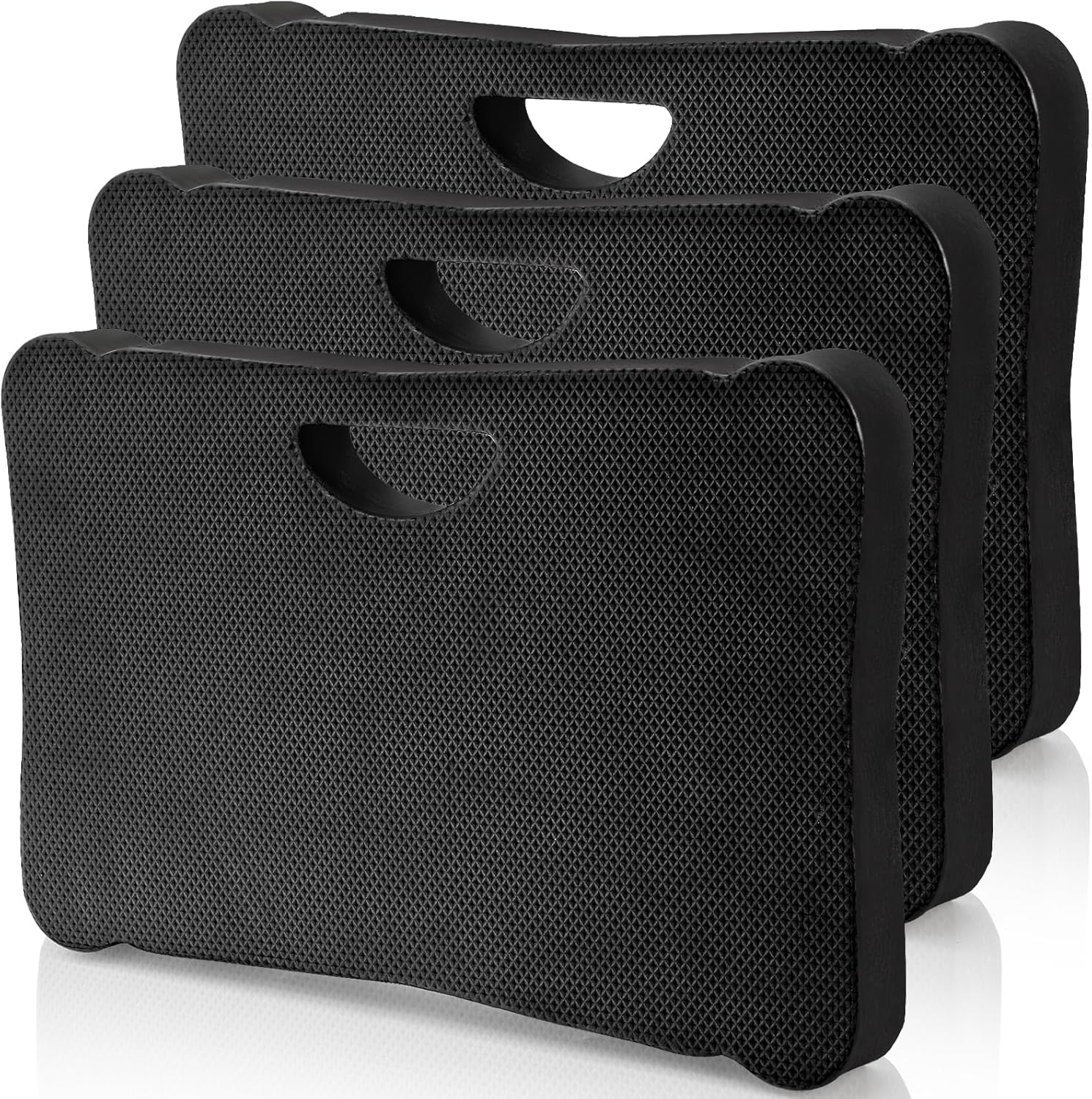 3 Pack Kneeling Mats, Waterproof Kneeling Pad, Black Heavy Duty Thick ...