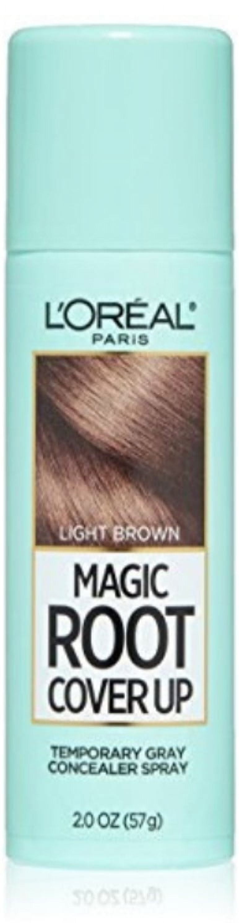 3 Pack - L'Oreal Paris, Magic Root Cover Up, Light Brown 2 oz - Walmart.com