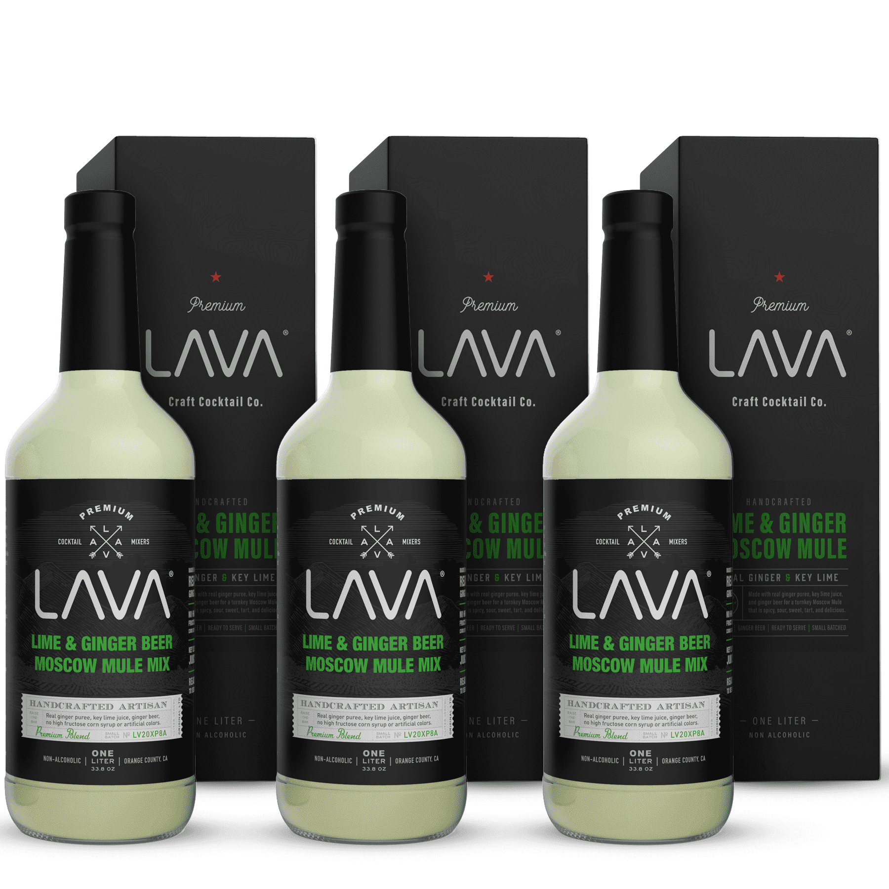 (3-Pack) LAVA Premium Spicy Moscow Mule Mix by LAVA Craft Cocktail Co ...