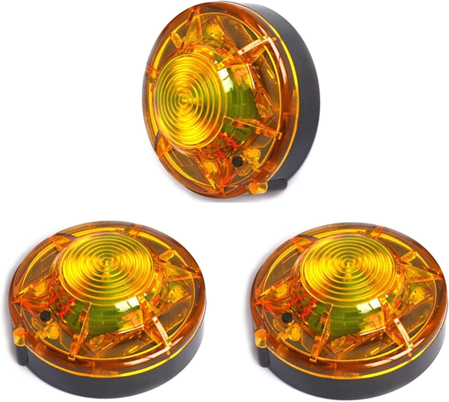 3 Pack LED Road Flares Roadside Flashing Emergency Lights Beacon with ...