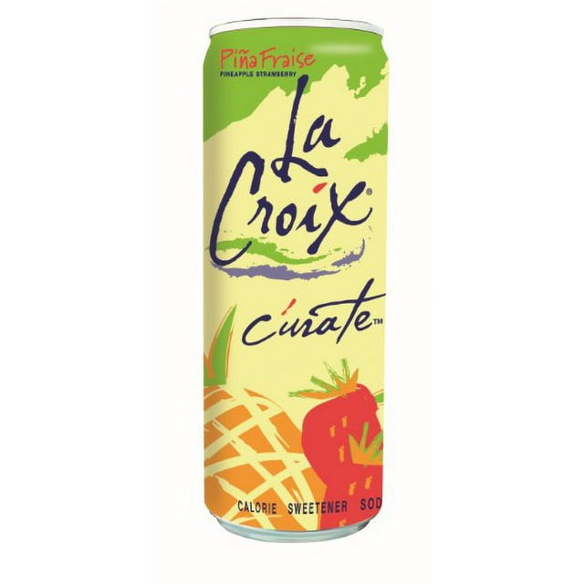(3 Pack) LaCroix Curate Sparkling Water, Pineapple Strawberry, 12 Fl Oz, 8 Count (Pack of 2 ...