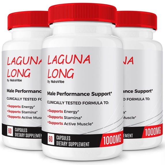 Laguna Long Men's Wellness Capsules, Daily Formula for Peak Performance ...