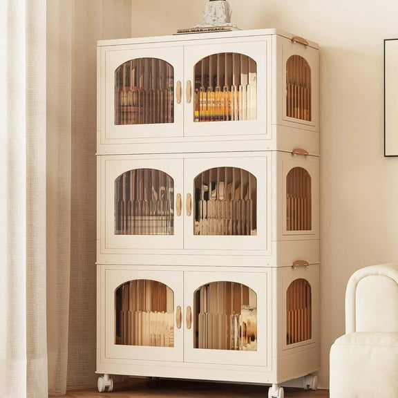 64.9Gal Plastic Storage Bins with Lid, Stackable Storage Bins with ...