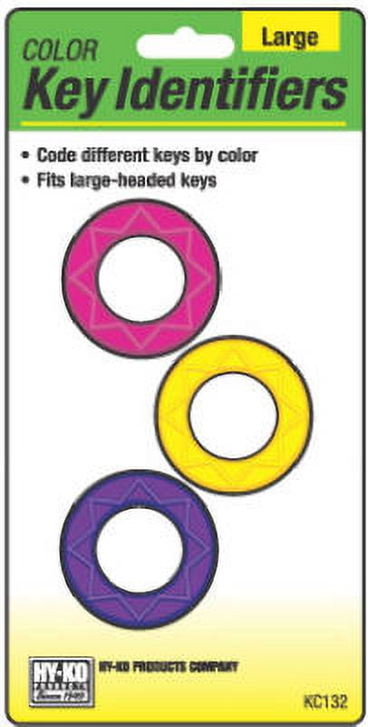 3 Pack Large Key Identifiers Keeps Similar Keys Separated By Color ...