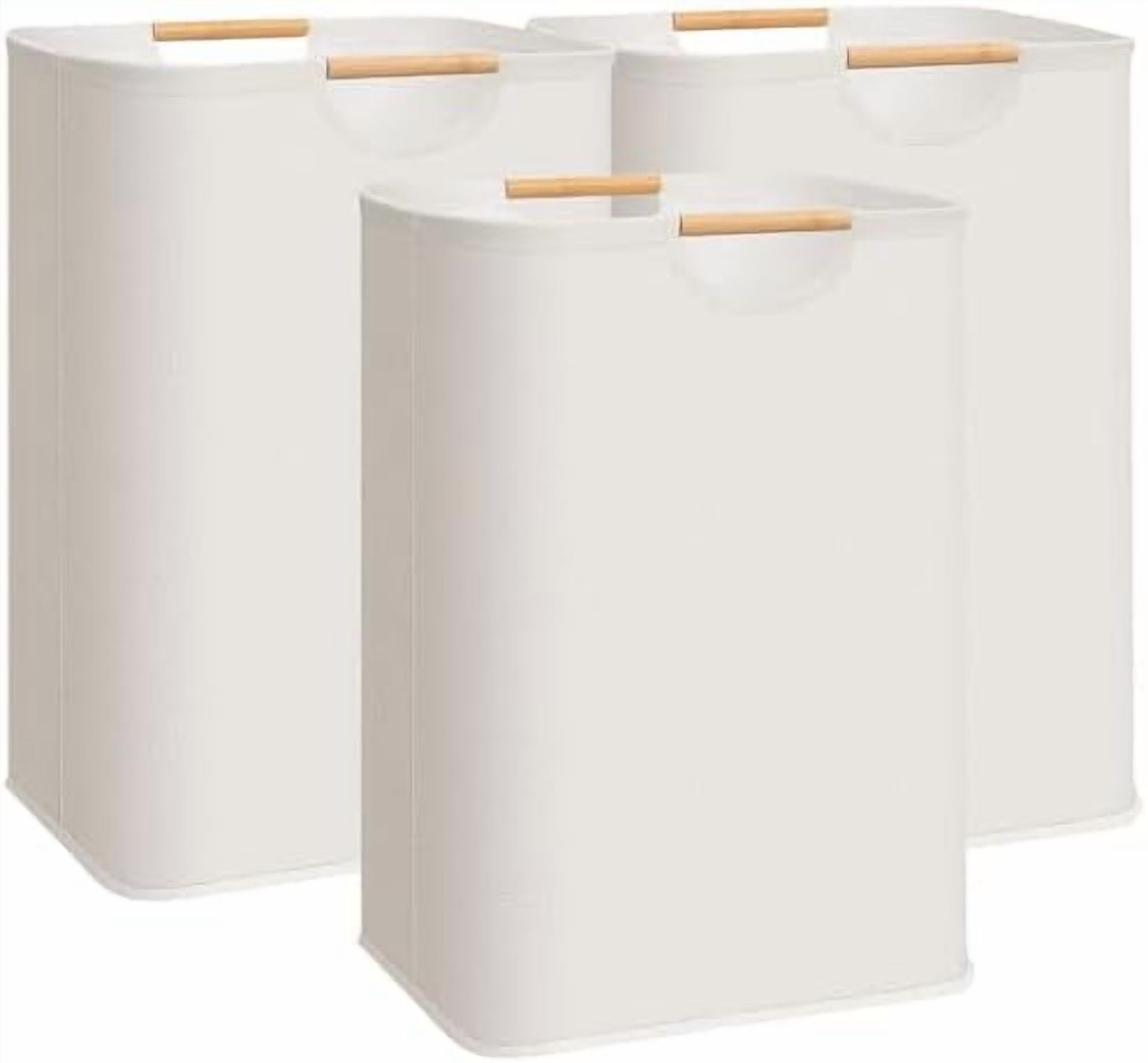 3-Pack Large Laundry Hamper, 80L (21.1 Gal) Collapsible Laundry Basket ...