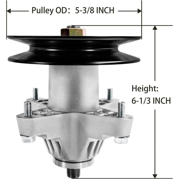 3 Pack Lawn Mower Deck Spindle for Cub Cade t, MTD, Troy-Bilt, and ...