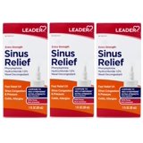 Leader Extra Strength Sinus Relief, Fast Acting, Sinus Decongestant ...